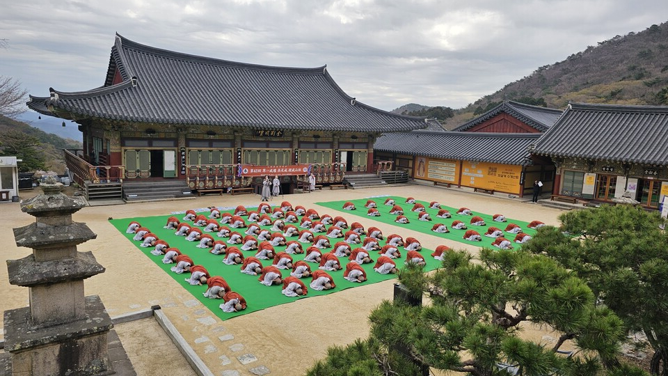 제46회 단일계단 구족계 수계산림 4월8일부터 8박9일간 거행