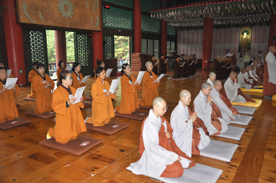 대구 동화사, 제1기 무문(無門) 단기출가학교 시작...“발심과 결단에 경의”